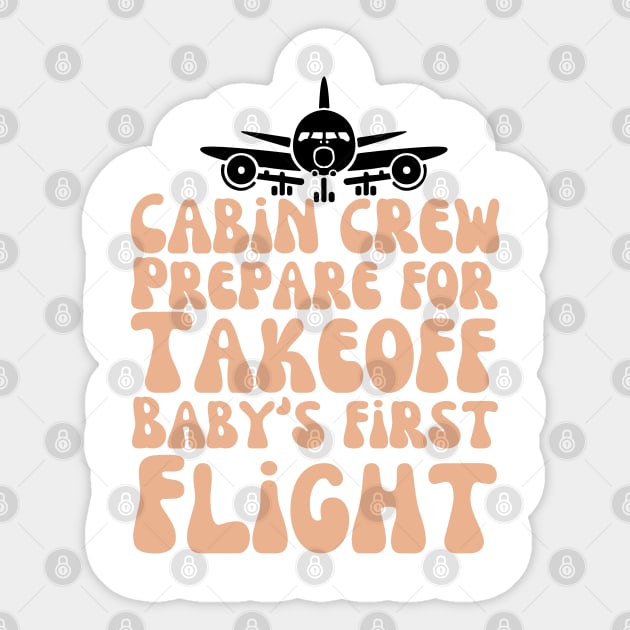 Cabin crew prepare for takeoff baby’s first flight - Babys First Flight ...