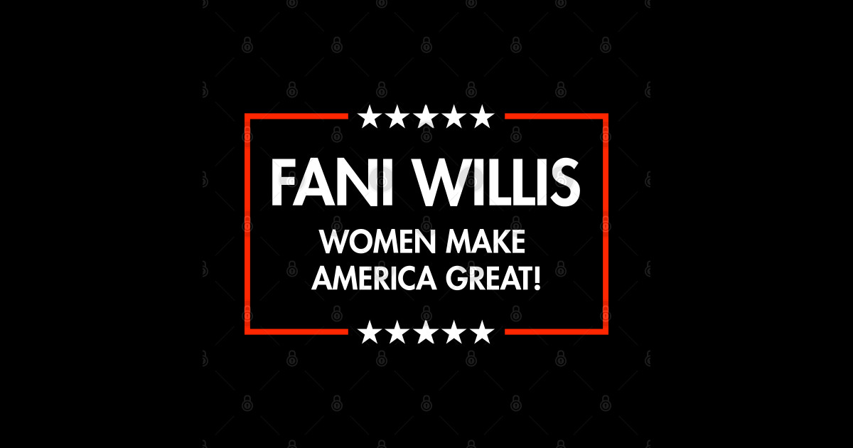 Fani Willis - Women Make America Great (blue) - Fani Willis - Sticker ...