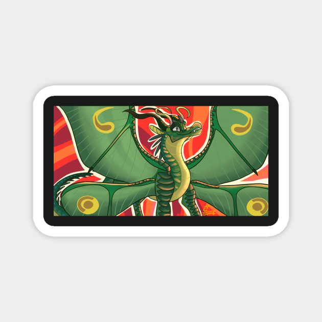 Wings of Fire Luna (flames of hope) - Luna - Magnet | TeePublic