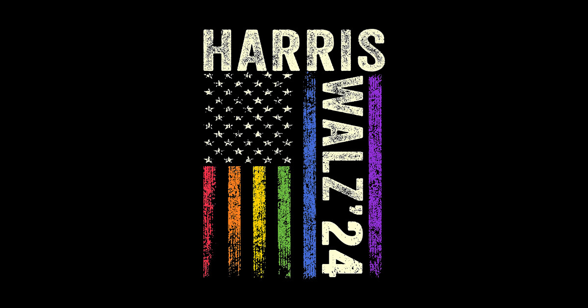 Harris Waltz 2024 Election LGBT Kamala Harris Tim Waltz - Harris Waltz ...