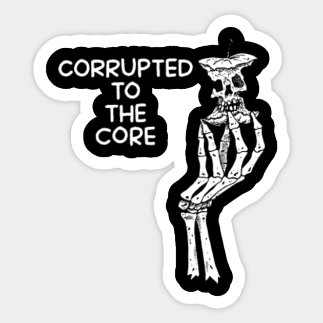 Corrupted to the core - Core - Sticker | TeePublic