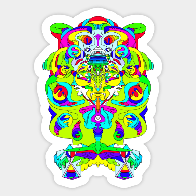Paradox - Psychedelic - Sticker | TeePublic