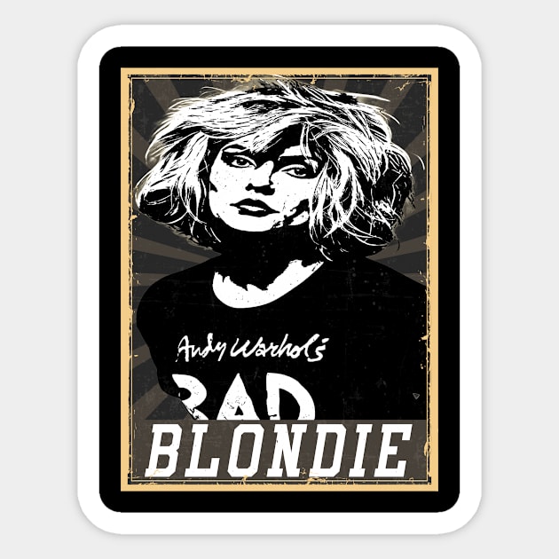 80s Style Blondie - Blondie Band - Sticker | TeePublic