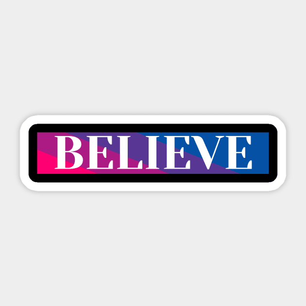 BALTIMORE BELIEVE DESIGN - Baltimore - Sticker | TeePublic
