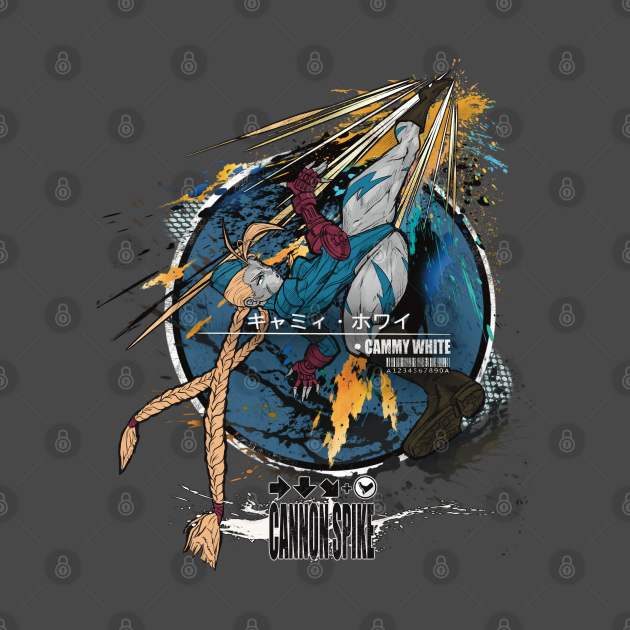 CAMMY: CANNON SPIKE ALPHA - Street Fighter - T-Shirt | TeePublic