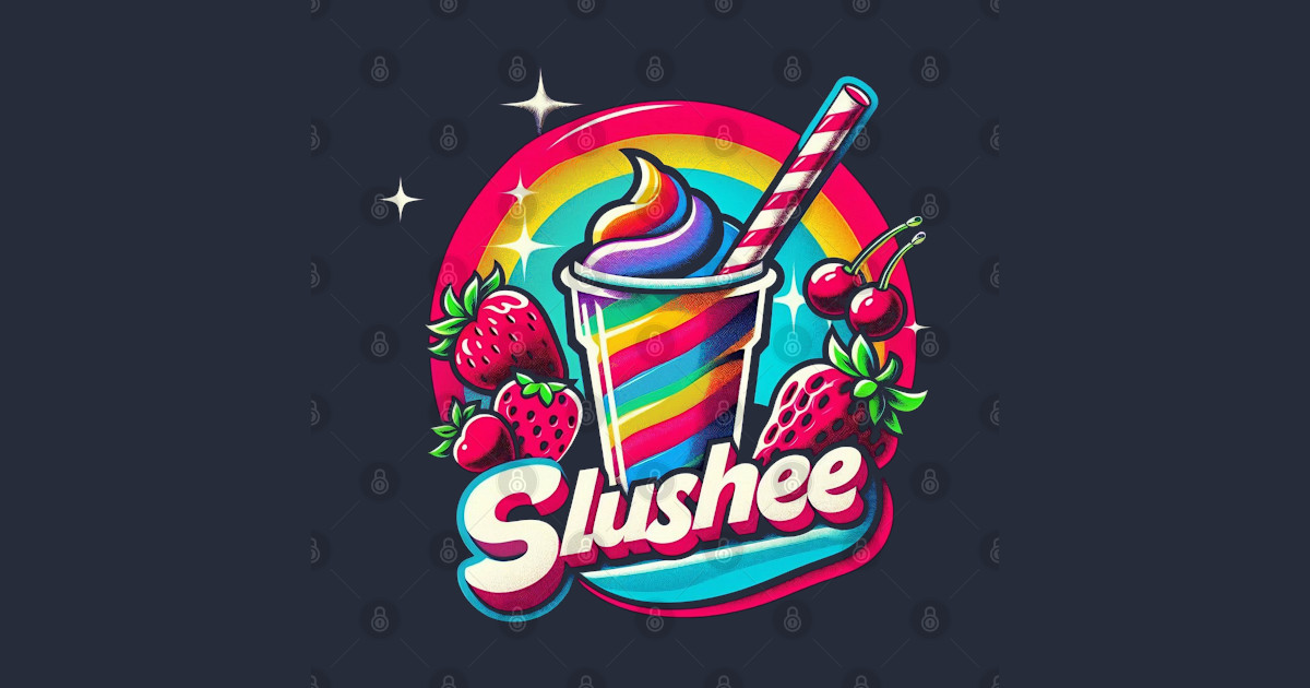 Slushee 80's logo - Slushee - T-Shirt | TeePublic