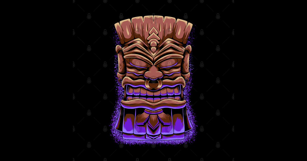 Tiki Mask Bandicot - Crash Bandicoot - Sticker | TeePublic
