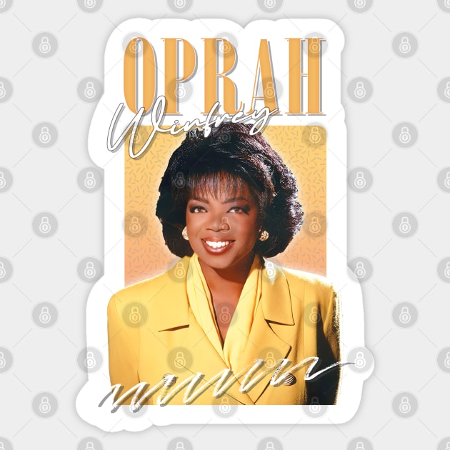 Oprah Winfrey -- 90s Aesthetic - Oprah - Sticker | TeePublic