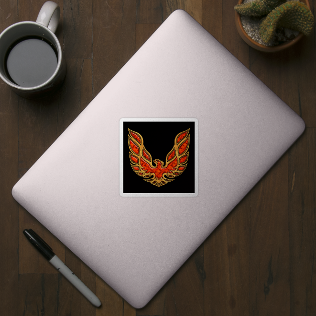 Firebird logo - Firebird Hood Logo - Sticker | TeePublic