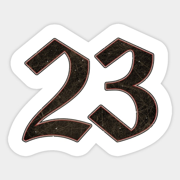 Number 23 - Number 23 - Sticker | TeePublic