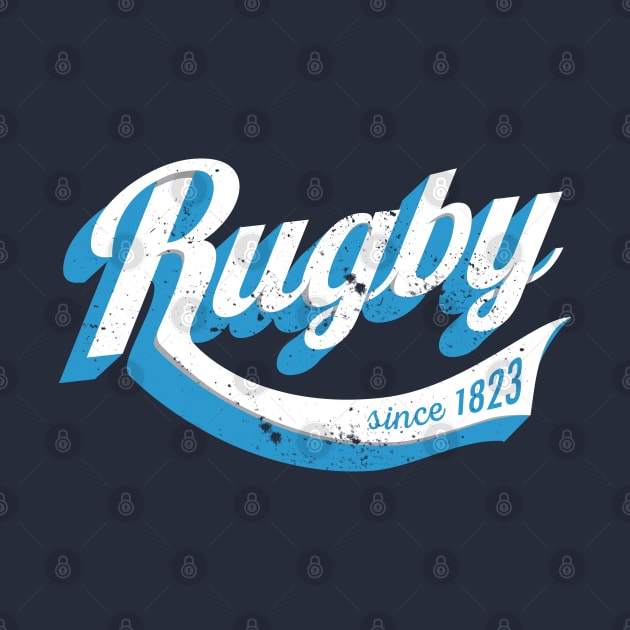 Cool rugby logo distressed - Rugby Logo - T-Shirt | TeePublic