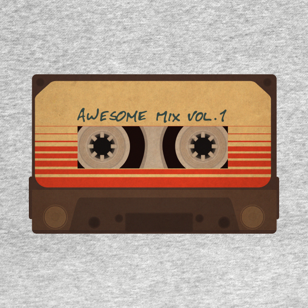 Awesome Mix Vol 1 - Guardians Of The Galaxy - Long Sleeve T-Shirt ...