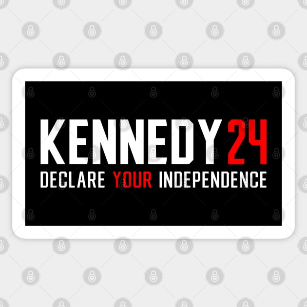 Kennedy 24, Declare your independence - Kennedy 24 - Sticker | TeePublic