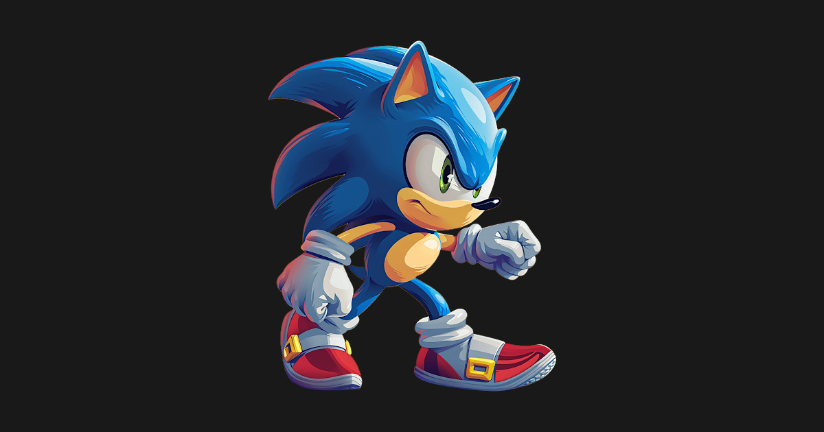 sonic - Sonic - T-Shirt | TeePublic