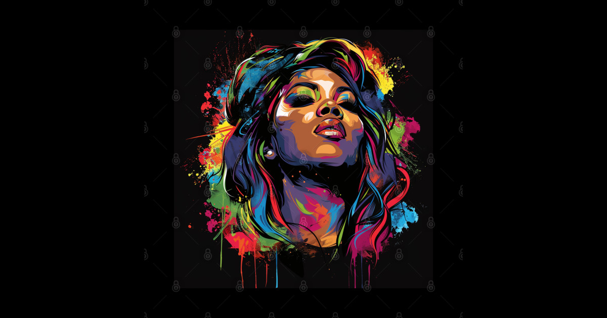 Lil' Kim: Rap Music Icon - Lil Kim - Sticker | TeePublic