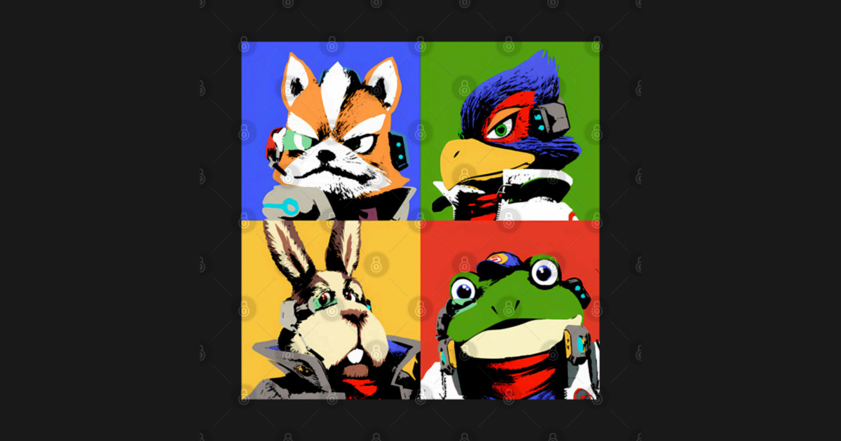 Star Warhol Fox - Star Warhol Fox - T-Shirt | TeePublic