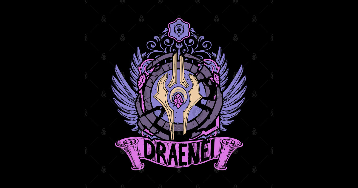 DRAENEI - CREST - World Of Warcraft - Sticker | TeePublic