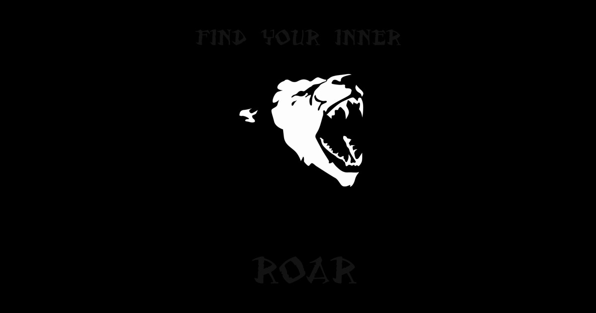 Find your inner roar - Inner Roar - Sticker | TeePublic