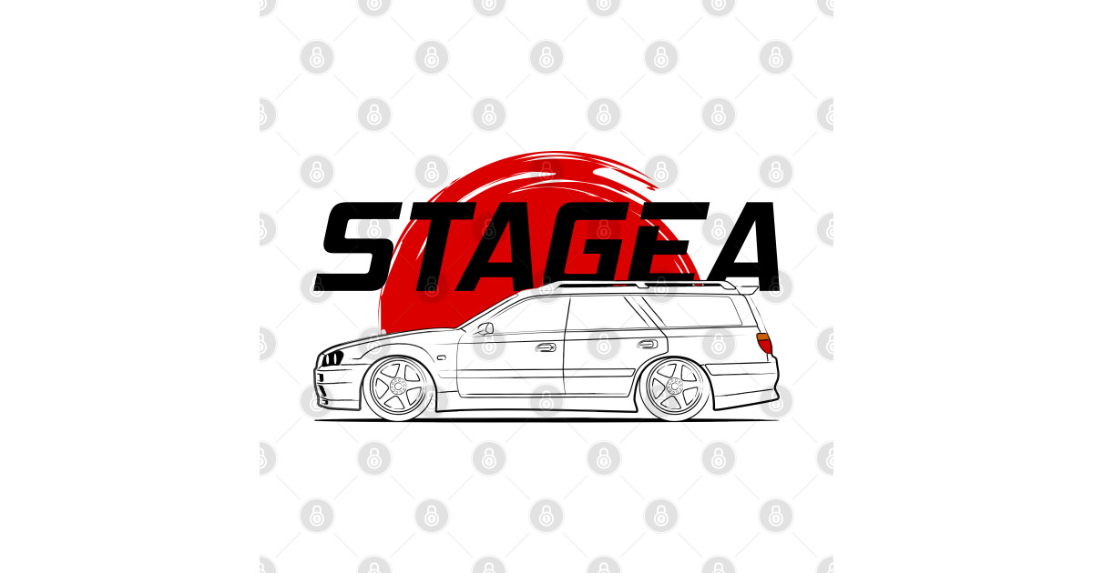 JDM Stagea Station Wagon Racing - Stagea - T-Shirt | TeePublic