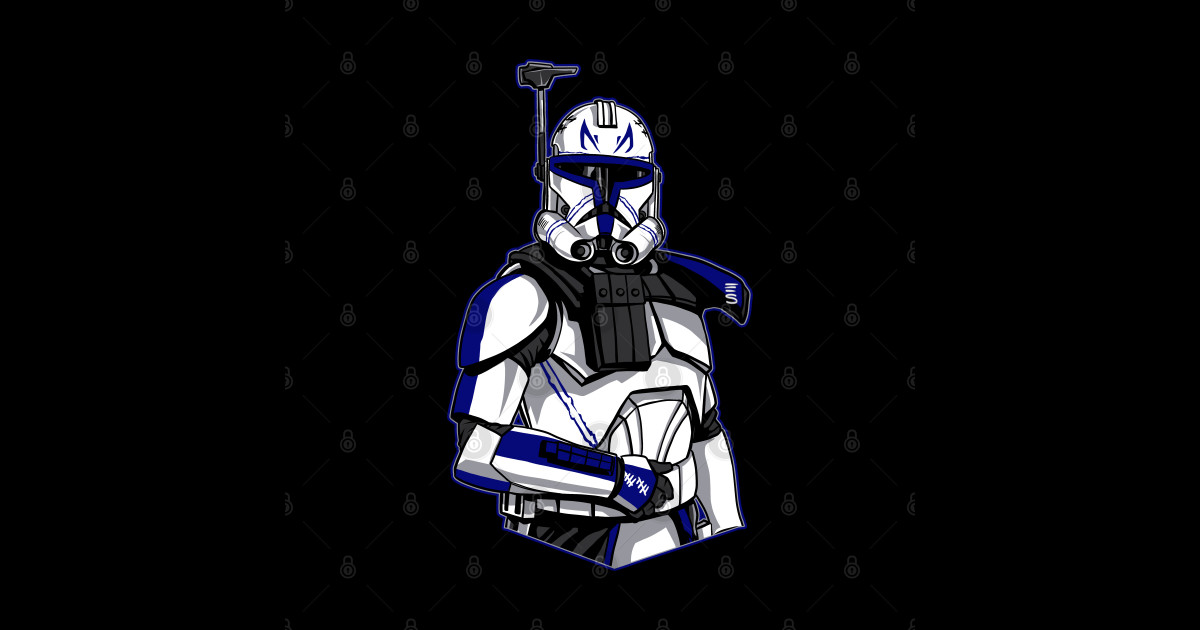 Captain Or Sir - Captain Rex - Sticker | TeePublic