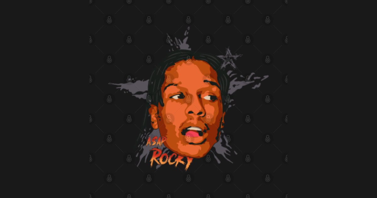 Rapper - Asap Rocky - T-Shirt | TeePublic