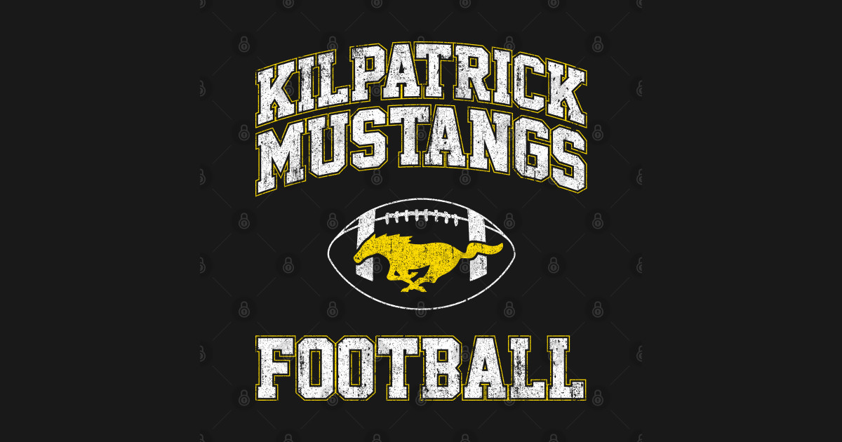 Kilpatrick Mustangs Football - Football - T-Shirt | TeePublic