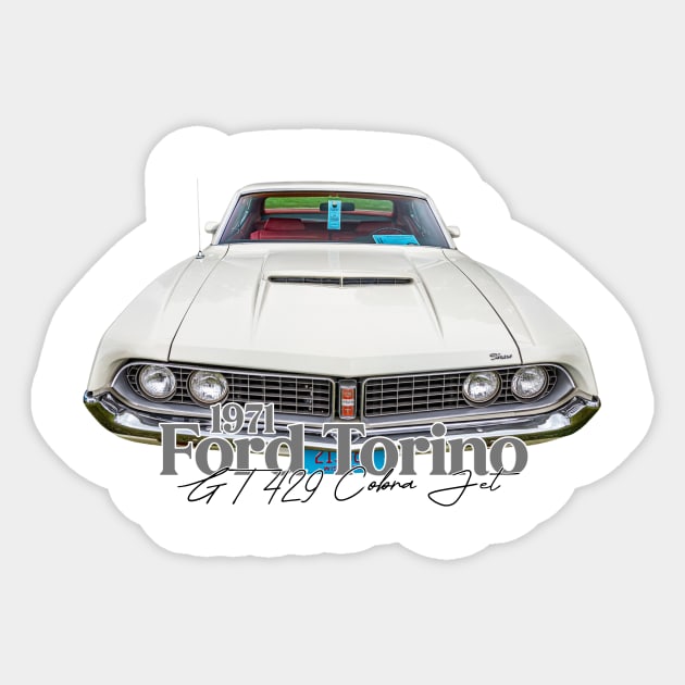 1971 Ford Torino Gt 429 Cobra Jet - 1971 Ford Torino Gt - Sticker ...