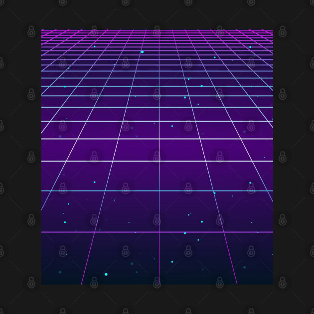 Minimalist Cyberpunk Pantone Grid Lines - Synthwave Vaporwave - Hoodie ...