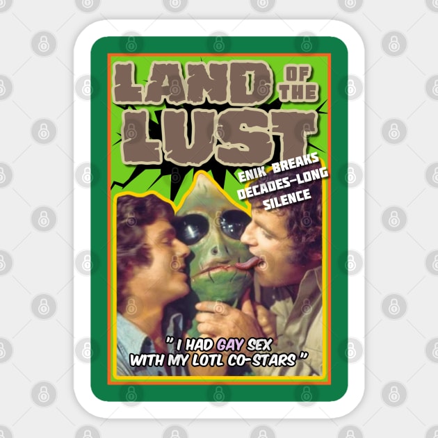 Land of the Lost parody - Saturday Morning Cartoons - Sticker | TeePublic