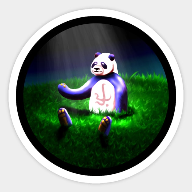 The Panda God - Panda - Sticker | TeePublic