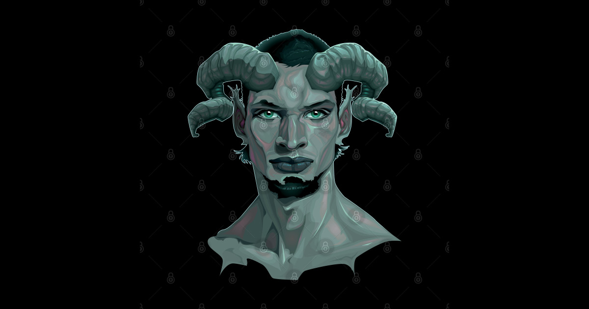 Faun Portrait - Animal - Sticker | TeePublic