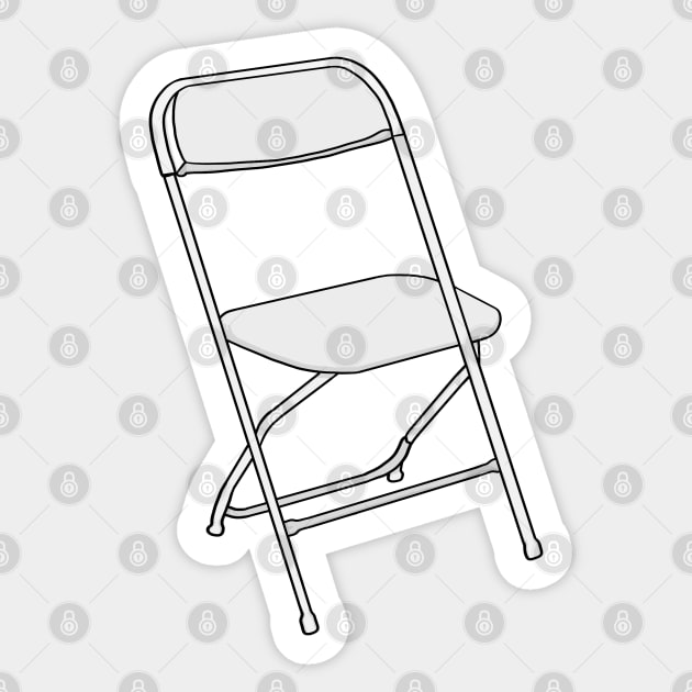 Folding Chair - Chairs - Sticker | TeePublic