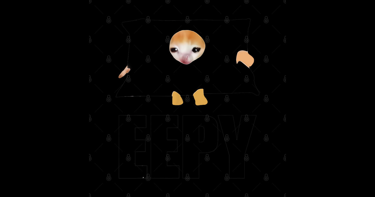 Eepy Funny Cat Meme Eepy Cat Saying - Memes - Sticker | TeePublic
