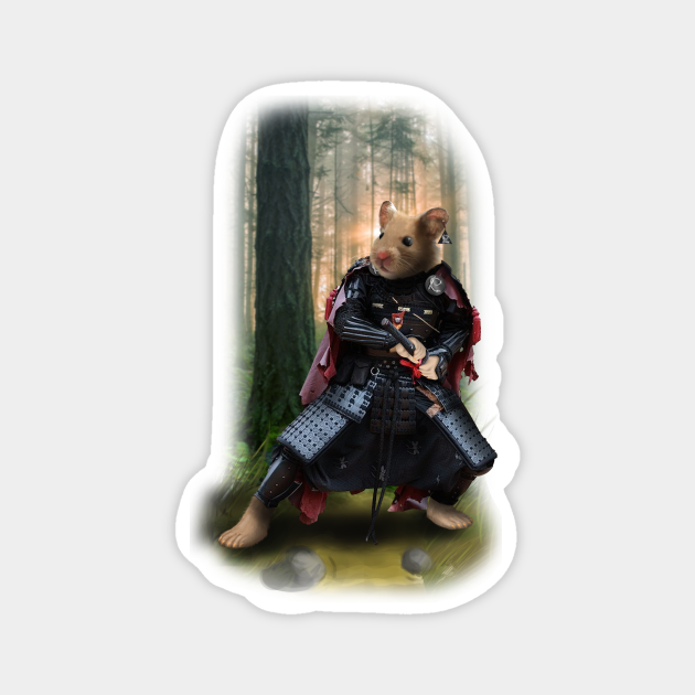 Exclusive Hand Drawn Samurai Hamster | Samurai Collection Item-19 ...