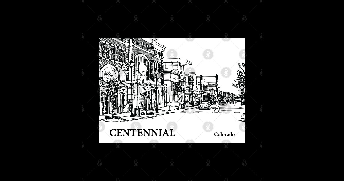 Centennial Colorado - Centennial Colorado - Sticker | TeePublic