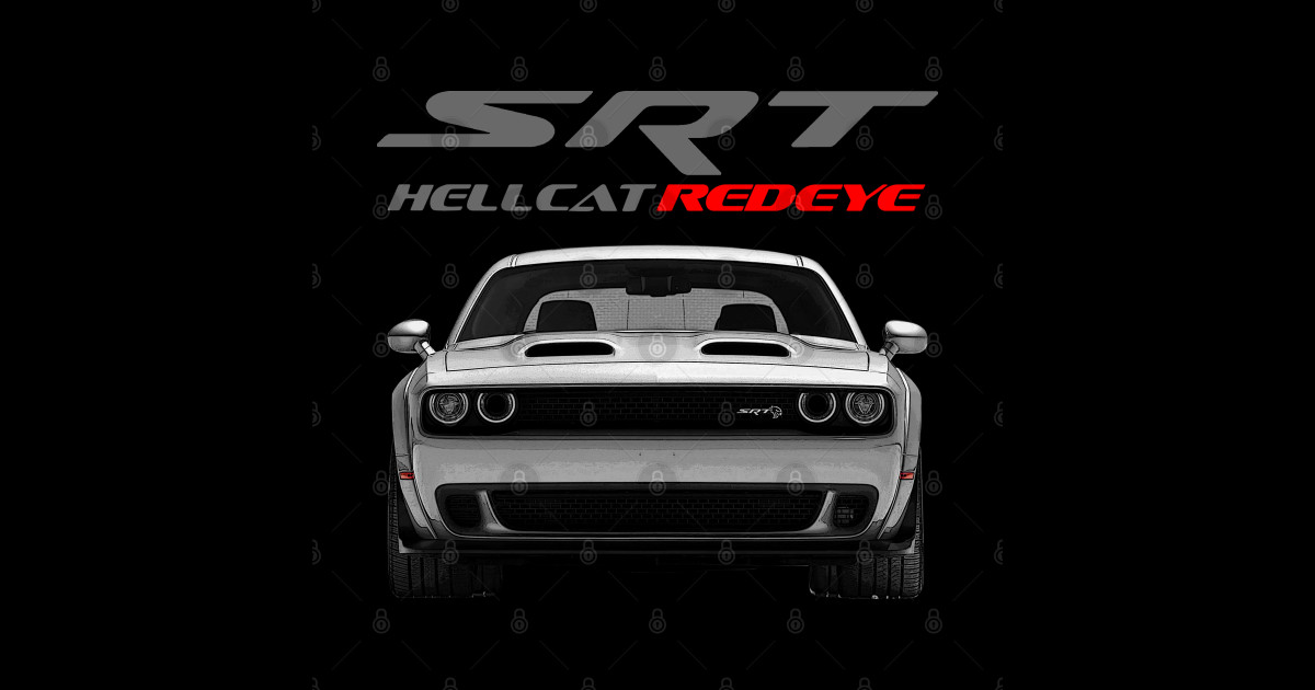 SRT Hellcat Redeye Car - Srt Hellcat - Sticker | TeePublic