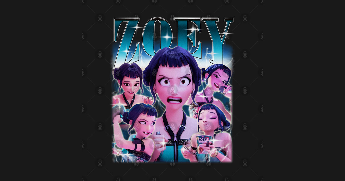 Zoey Huntrix K-Pop Demon Hunters Fan Art - Zoey - Hoodie | TeePublic