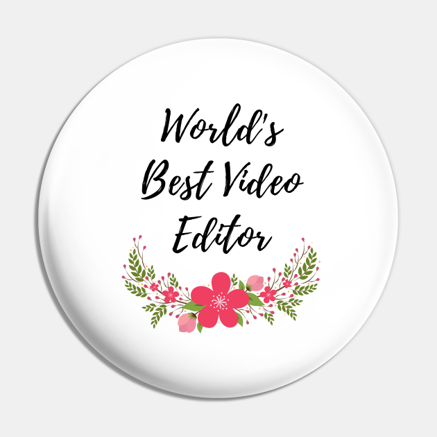 Video editor - Video Editor - Pin | TeePublic