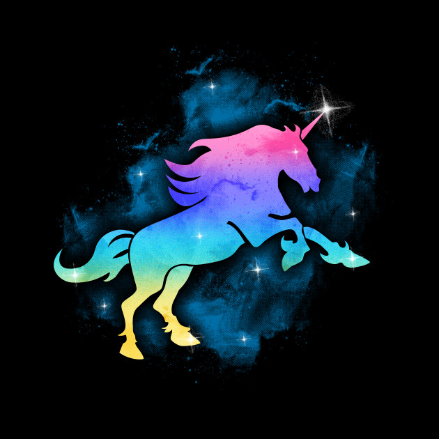 Galaxy Unicorn - Unicorn - Tapestry | TeePublic