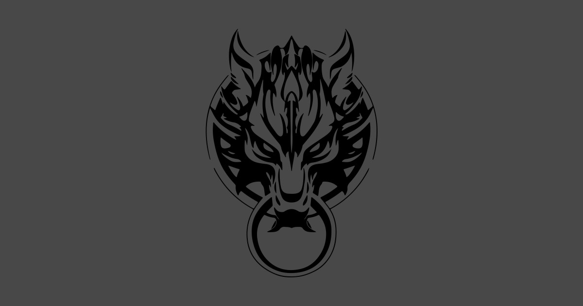 FF7 Fenrir Wolf - Fantasy - T-Shirt | TeePublic