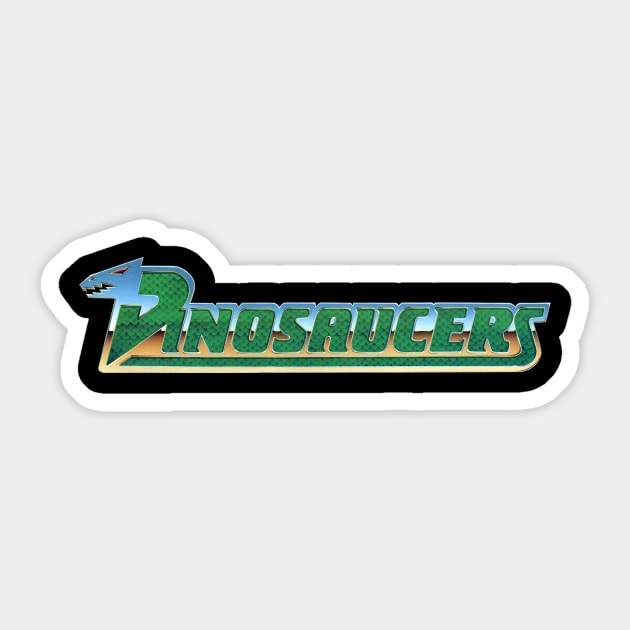 DINOSAUCERS Vintage Logo - Dinosaucers - Sticker | TeePublic