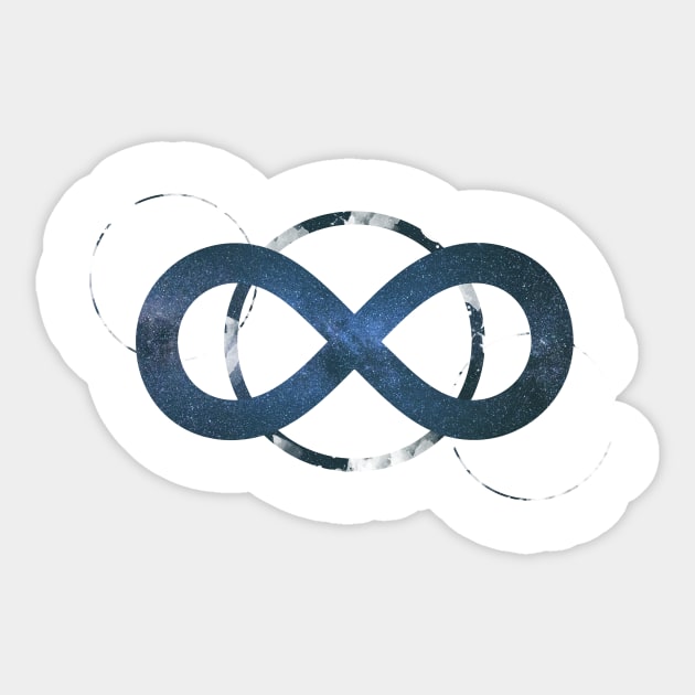 Infinite universe symbol - Infinity - Sticker | TeePublic