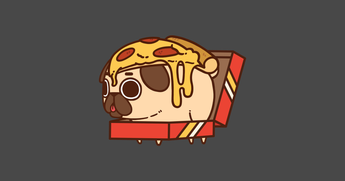 Pizza Puglie - Pug - T-Shirt | TeePublic