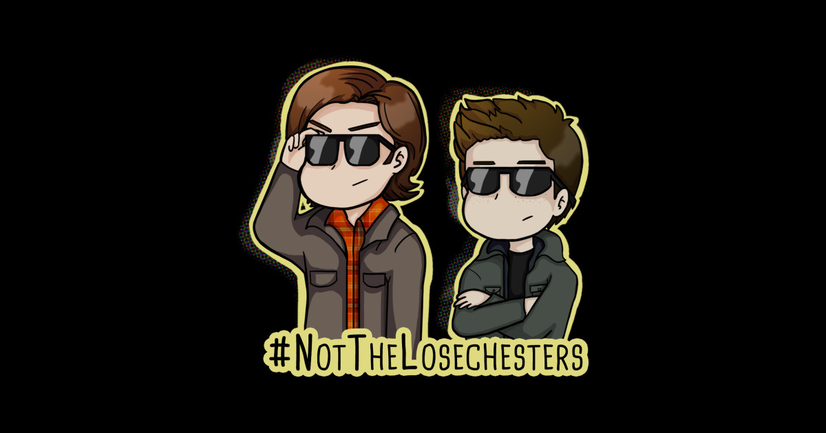 #NotTheLosechesters - Supernatural - Sticker | TeePublic