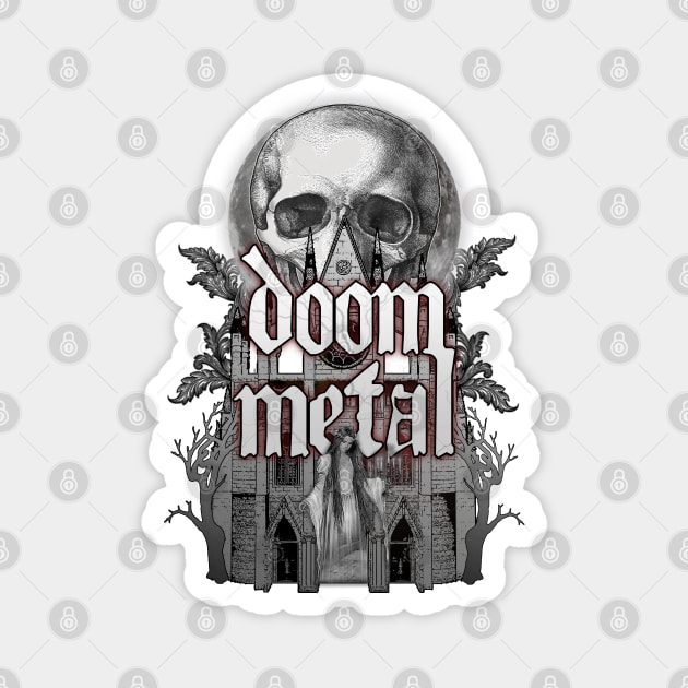 Doom Metal - Doom Metal - Magnet | TeePublic