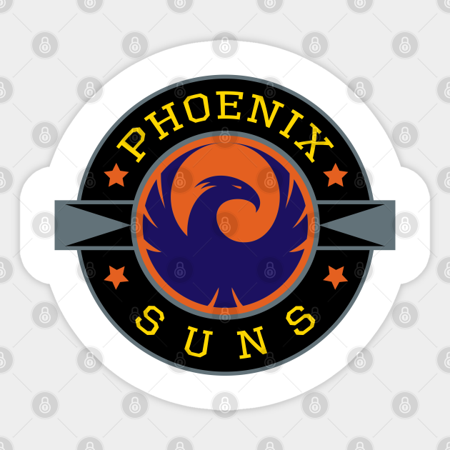 Phoenix Suns Basketball Team Badge - Phoenix Suns - Sticker | TeePublic