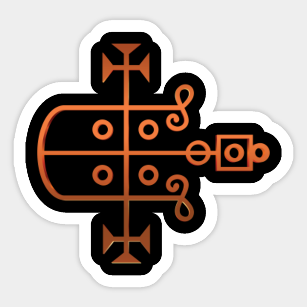 Prince Gaap Sigil Modern Ars Goetia Demonic Seal of Gaap in Orange ...