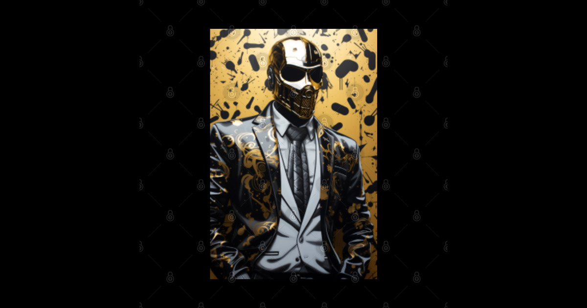 Urban Midas in Gold Graffiti F-Nite Warrior - Gaming Apparel - Sticker ...