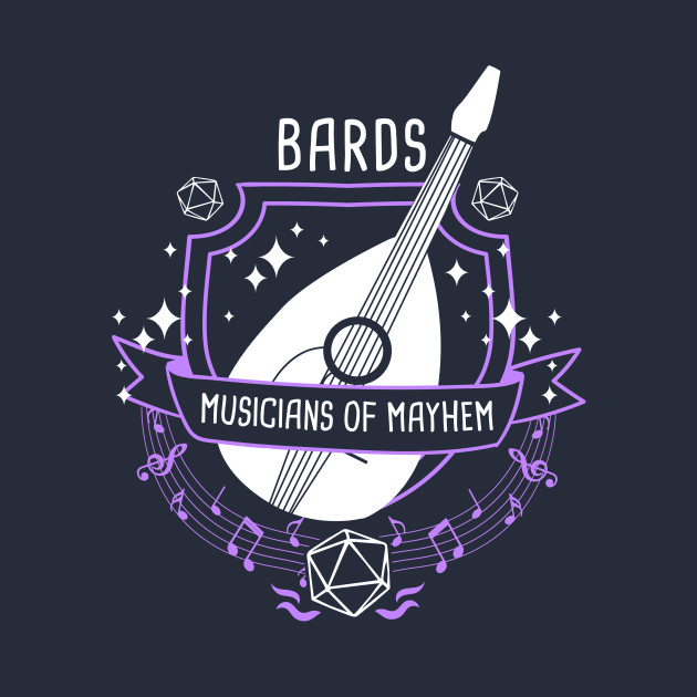 RPG Class Bard - Bard - T-Shirt | TeePublic
