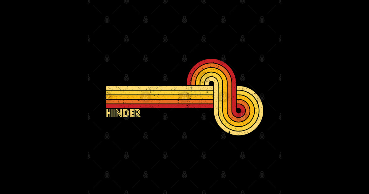 hinder / sunset line - Hinder - Sticker | TeePublic